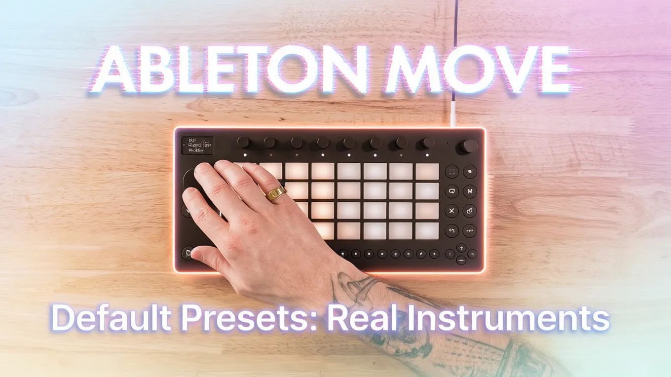 Ableton Move: Every Default Real Instrument Preset