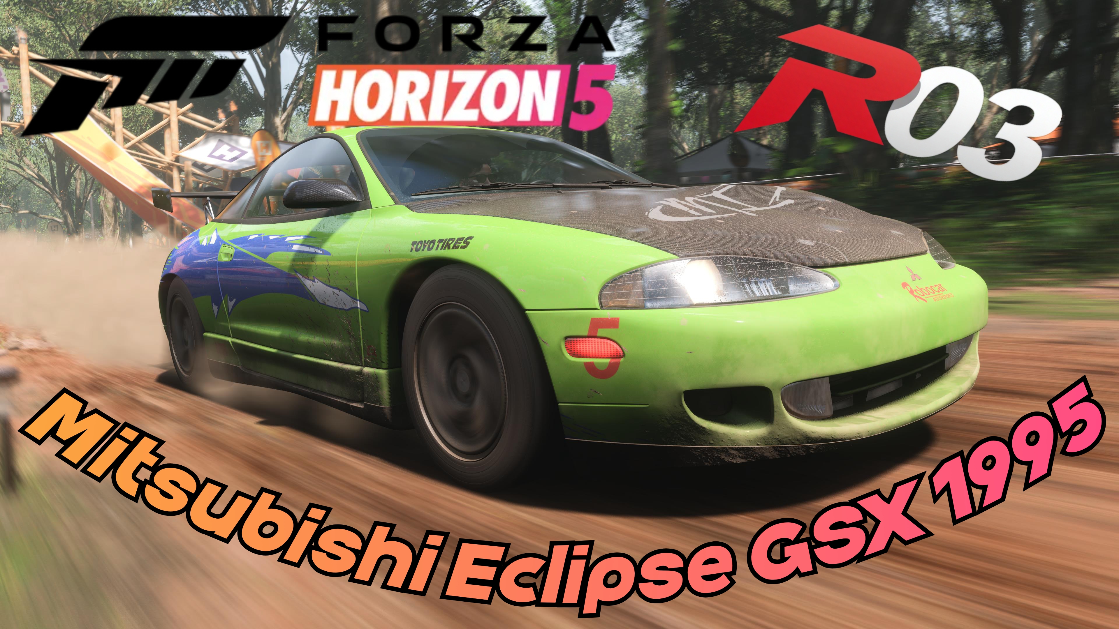 «Forza Horizon 5 — Культовый JDM: Mitsubishi Eclipse GSX 1995!»