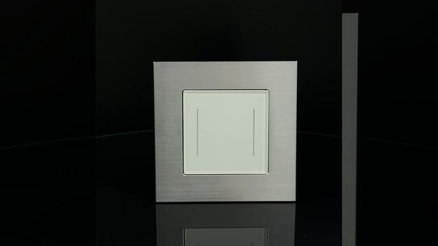 Рамка Werkel AluMax алюминий W0013506 + умный сенсорный выключатель Werkel белый W4513001