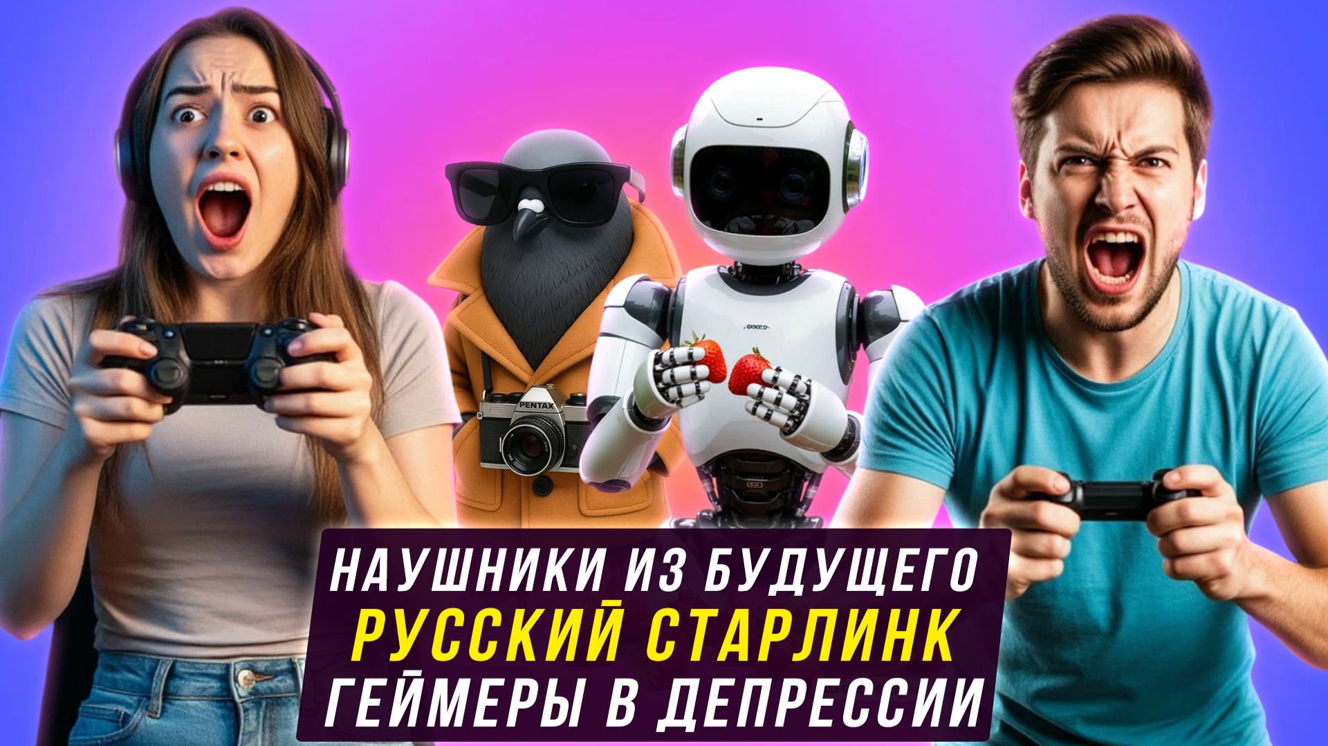 Наушники из будущего | Русский Старлинк | Геймеры в депрессии