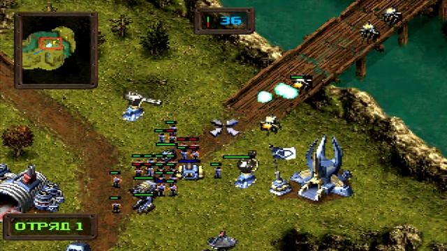 KKnD Krossfire PS1 Прохождение без комментариев - Survivors (Люди) - Миссия 11