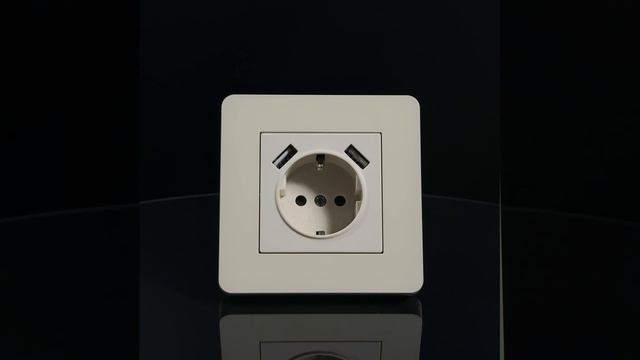 Рамка Werkel Split айвори/белый W0013066 + розетка USBх2 Werkel айвори матовый W1171562