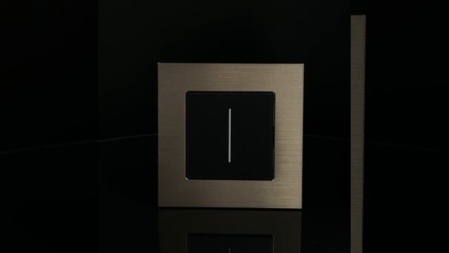 Рамка Werkel AluMax шампань W0013511 + умный сенсорный диммер Werkel черный W3443108