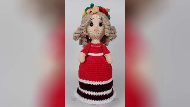 Кукла-букет