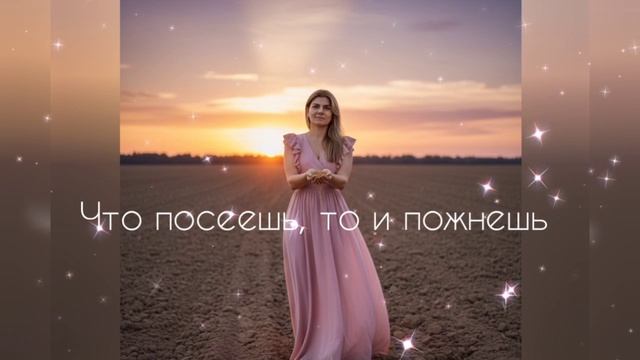Что посеешь, то и пожнешь. 
Законы Вселенной: просто о важном