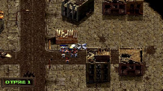 KKnD Krossfire PS1 Прохождение без комментариев - Survivors (Люди) - Миссия 2