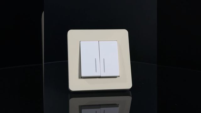 Рамка Werkel Split айвори/белый W0013066 + выключатель с подсветкой Werkel белый матовый W1120161