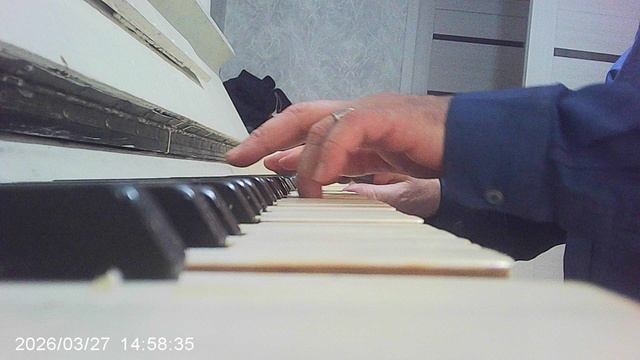 Пианино: гамма Ля-мажор