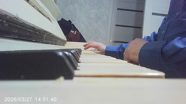 Пианино: гамма До-мажор