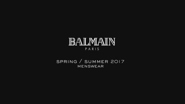 Показ коллекции Balmain весна-лето 2017