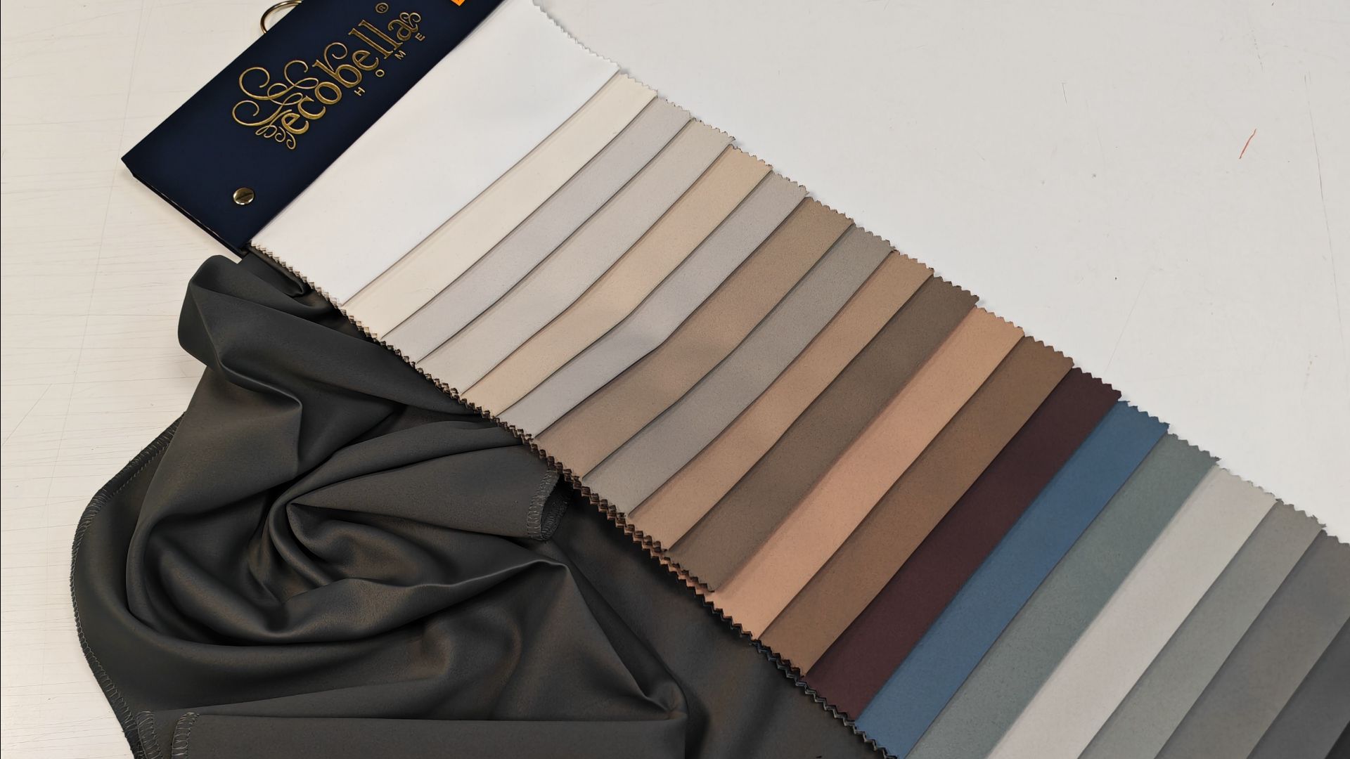 Портьерная ткань blackout двусторонний Ecobella арт. Efes