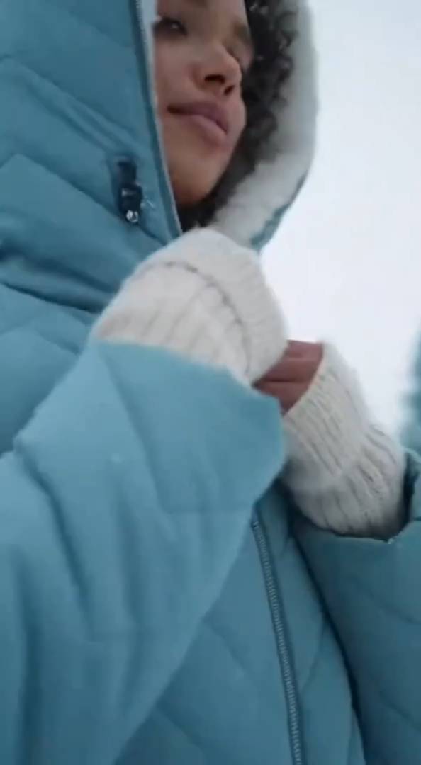 Зимний горячий источник