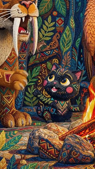 Мультик про искусство: Бразильская текстильная живопись