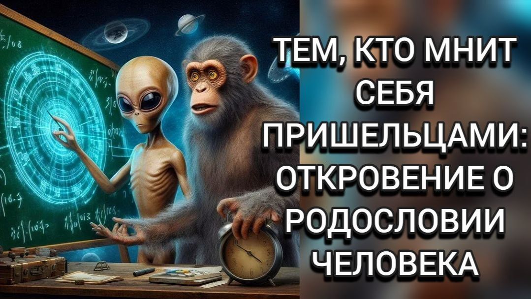 ТЕМ, КТО МНИТ СЕБЯ ПРИШЕЛЬЦАМИ: ОТКРОВЕНИЕ О РОДОСЛОВИИ ЧЕЛОВЕКА