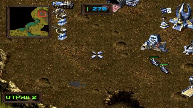 KKnD Krossfire PS1 Прохождение без комментариев - Survivors (Люди) - Миссия 6