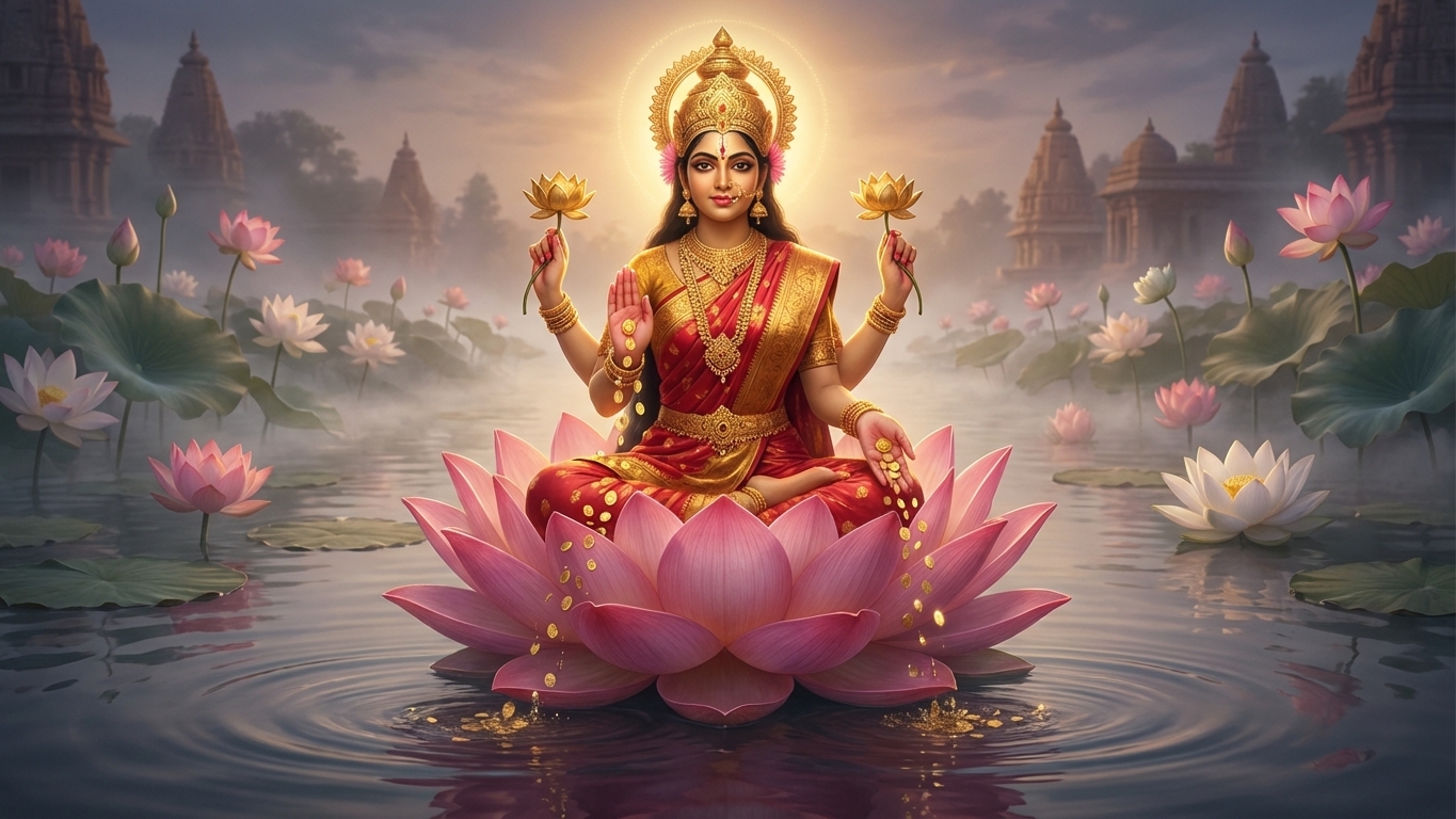 Мантра Om Sri Lakshmi Namah