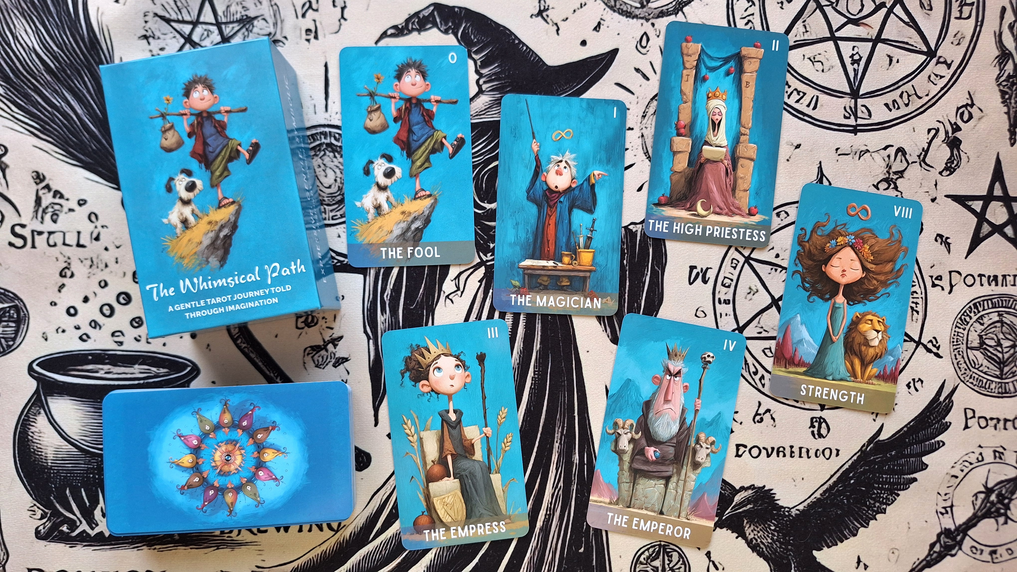 Обзор забавной колоды The Whimsical Path Tarot 🪅🪅 Таро Причудливый путь
