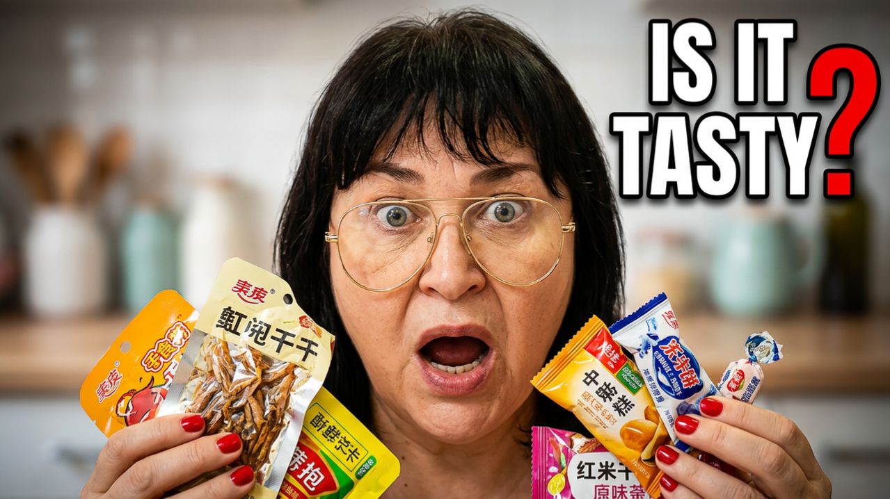 Пробуем КИТАЙСКУЮ ЕДУ с диким сербом! Вкусно или нет