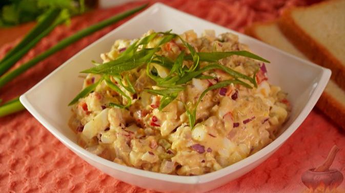 ЯИЧНАЯ НАМАЗКА С ТУНЦОМ