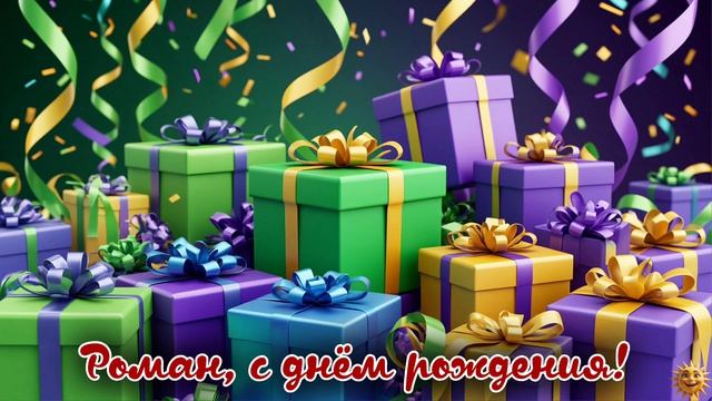 Роман с днём рождения