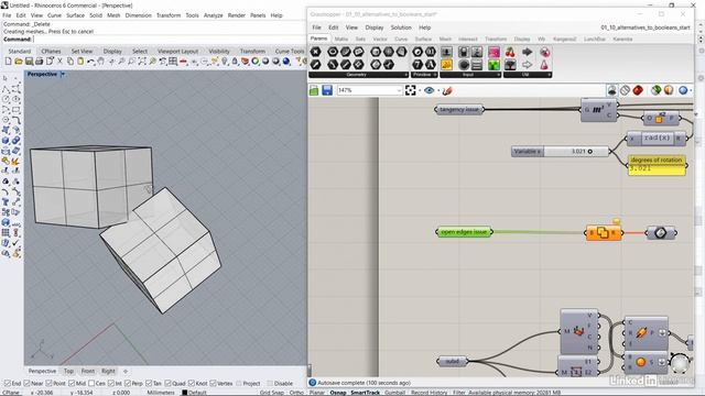 010 - Leveraging NURBS - Alternatives to Boolean, part 1