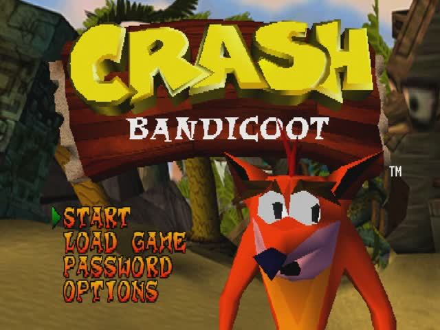Crash Bandicoot PS1 Прохождение без комментариев