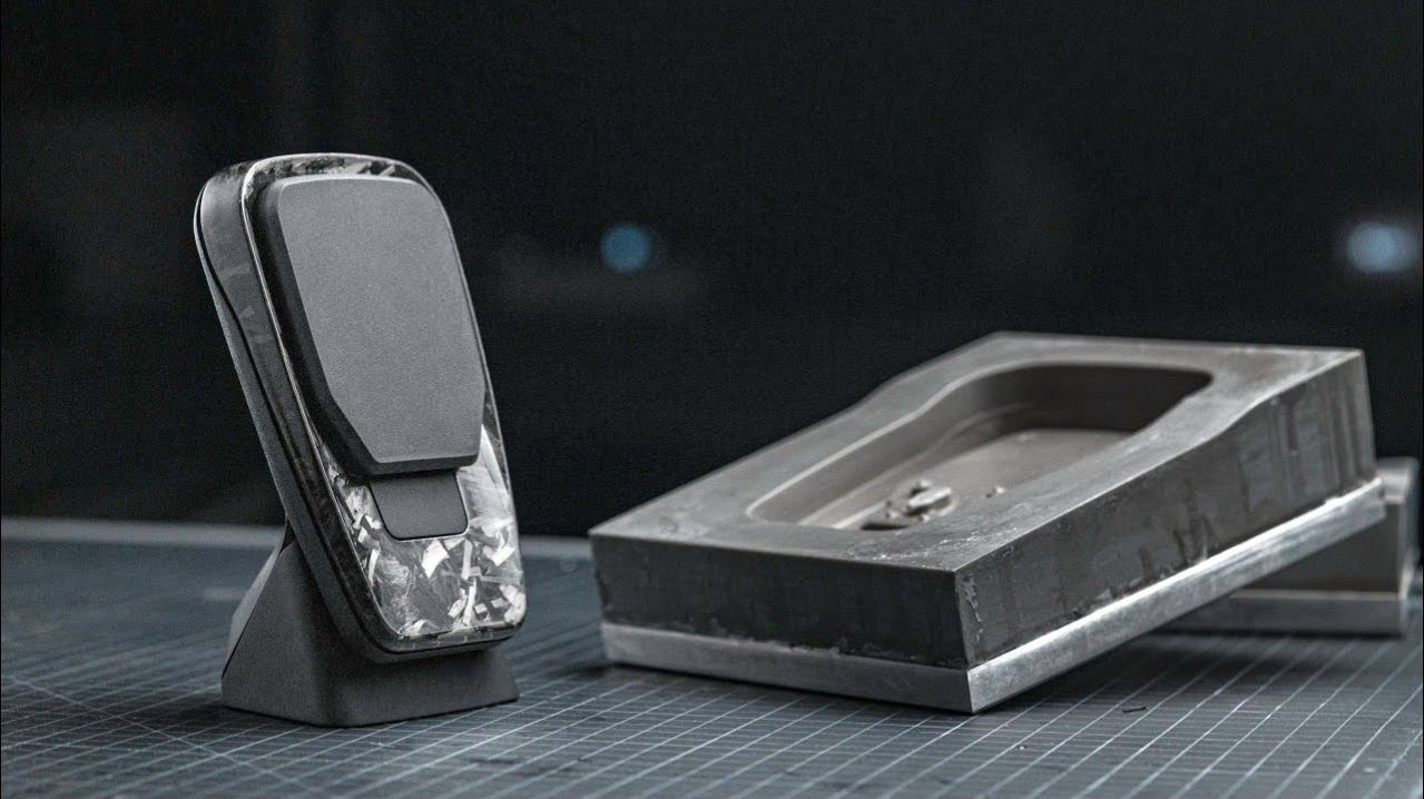 Кованая углеродная пресс-форма для сжатия - подставка для беспроводной з