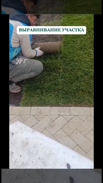 Устал рулонного газона под ключ.