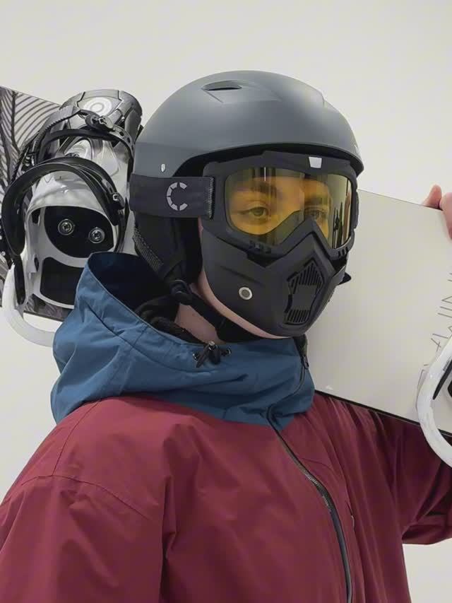 Маска мотоциклетная/снегоходная СЛЕДОПЫТ M7, линза yellow