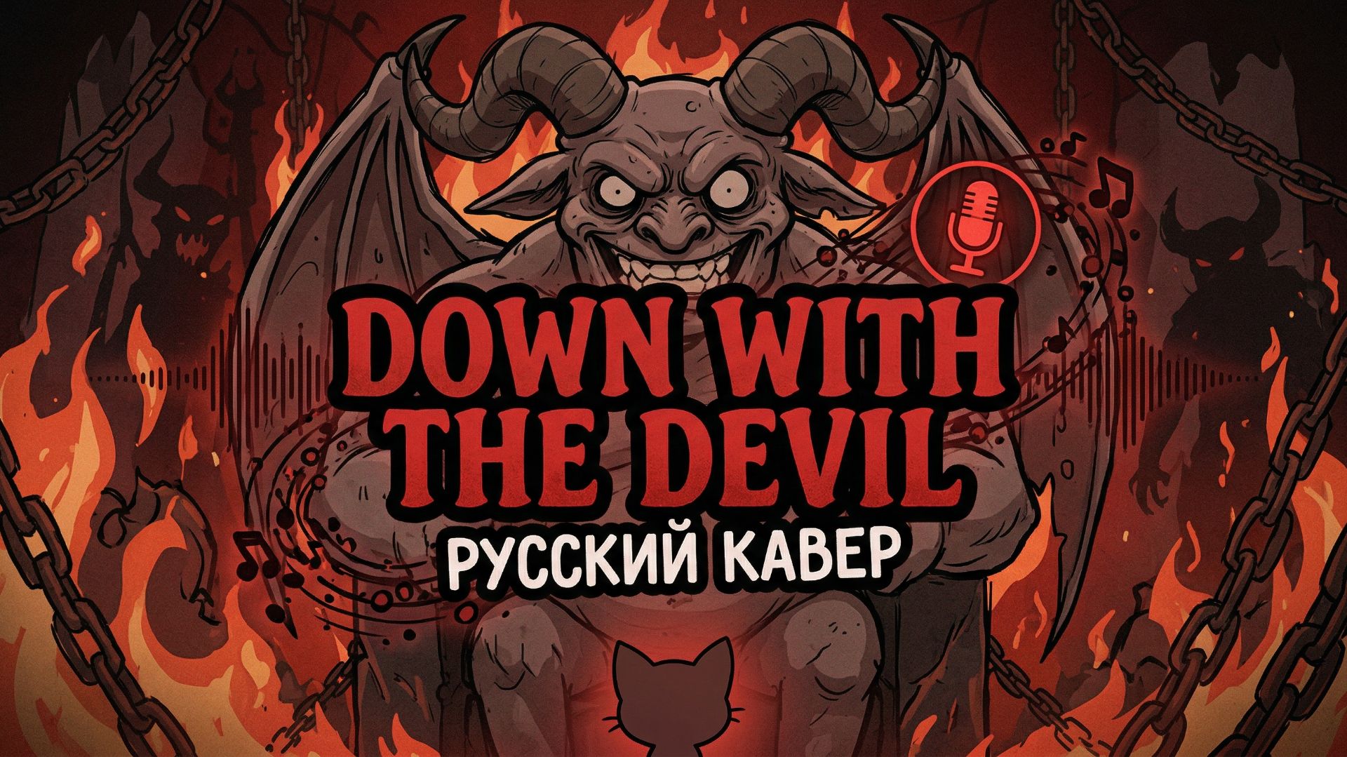РУССКИЙ КАВЕР Down With The Devil - Mewgenics. Полный перевод песни финального босса Ковен 2 акт!