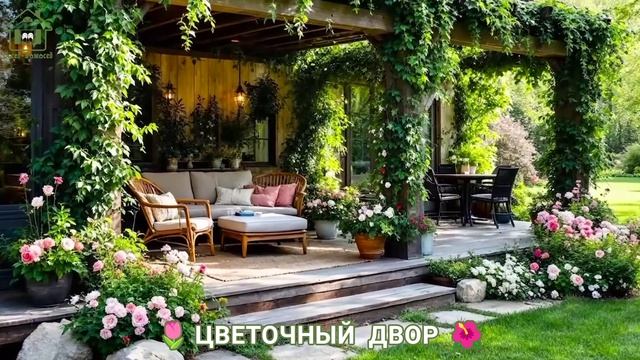 Дворы и дачи с роскошными цветами 🌹 сплошное вдохновение для души (20)