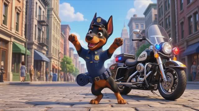 Мультики для детей. Щенки полицейские