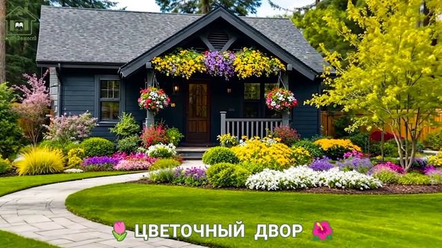 Дворы и дачи с роскошными цветами 🌹 сплошное вдохновение для души (18)