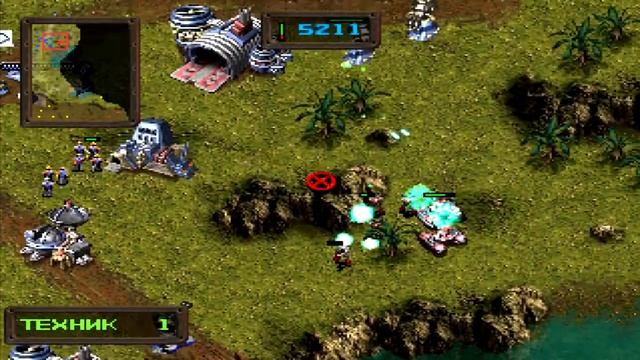 KKnD Krossfire PS1 Прохождение без комментариев - Survivors (Люди) - Миссия 15