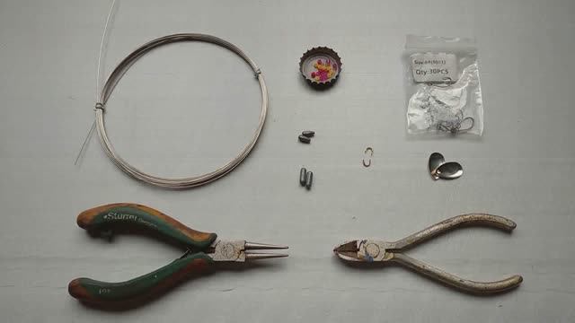 Вращающаяся блесна №0 своими руками.