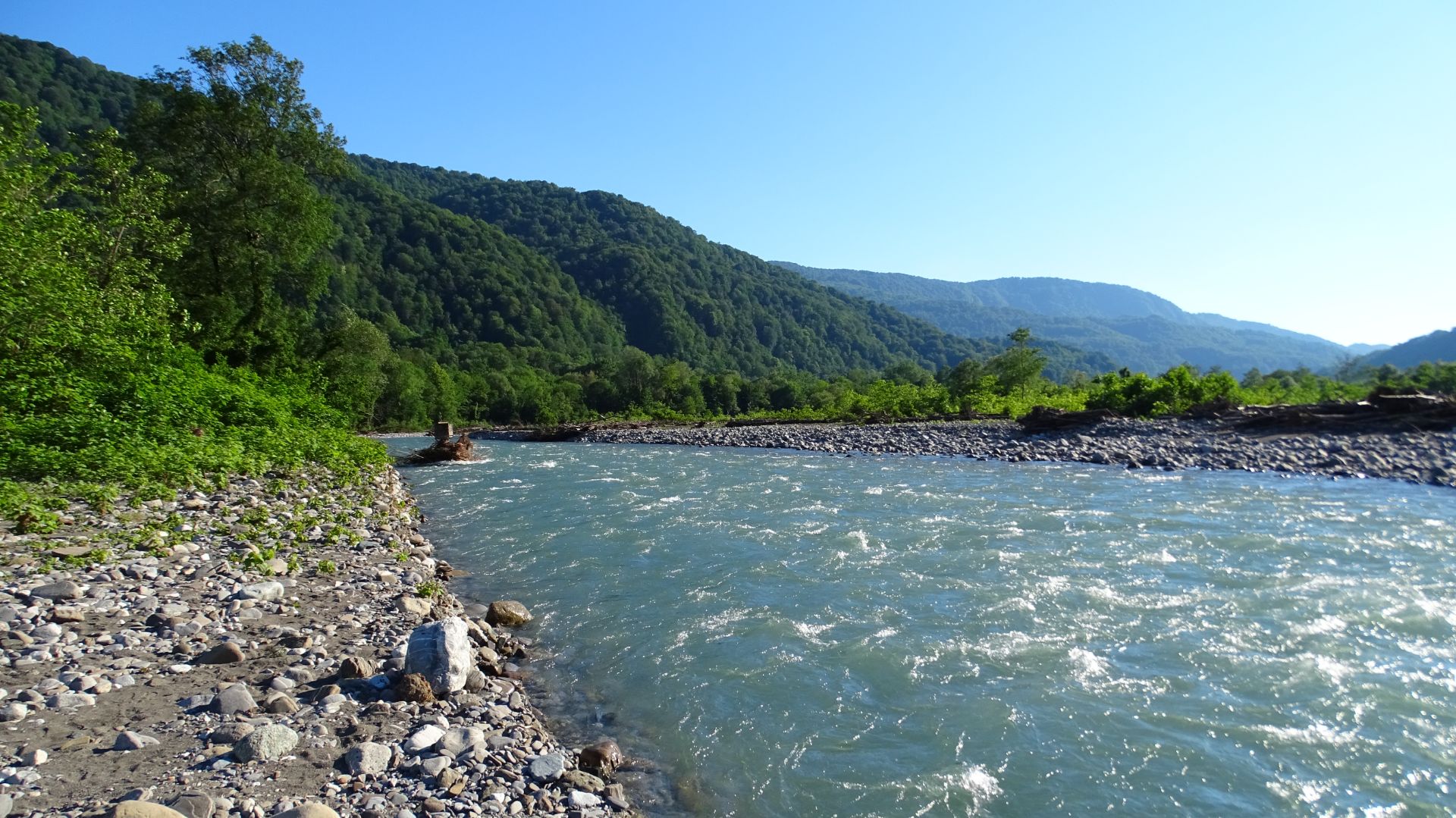 Река Аше. Водопад Сталактит. Дольмены Капибг.