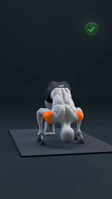 Основное отжимания в положении «щуки» для укрепления плеч.