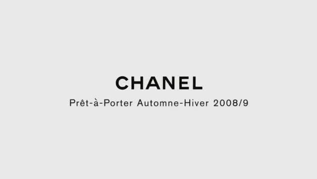 Показ женской коллекции Chanel осень-зима 2008-2009