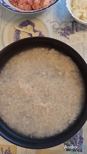 Свинина с рисом в духовке