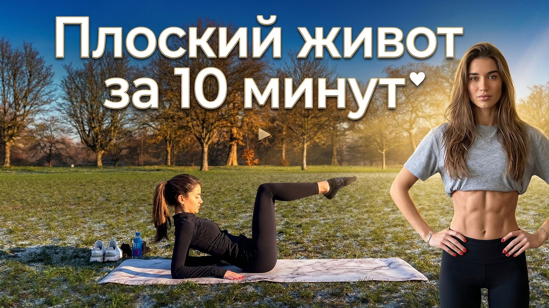 10 МИНУТ ПИЛАТЕСА НА ПРЕСС: Стройность и тонус