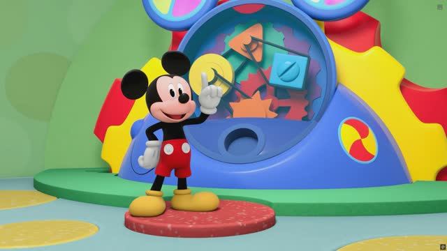 Микки Маус Mickey Mouse 🐭 и Блуи Bluey 💙 вместе играют Play в музыкальные фигурки )) 4K SDR