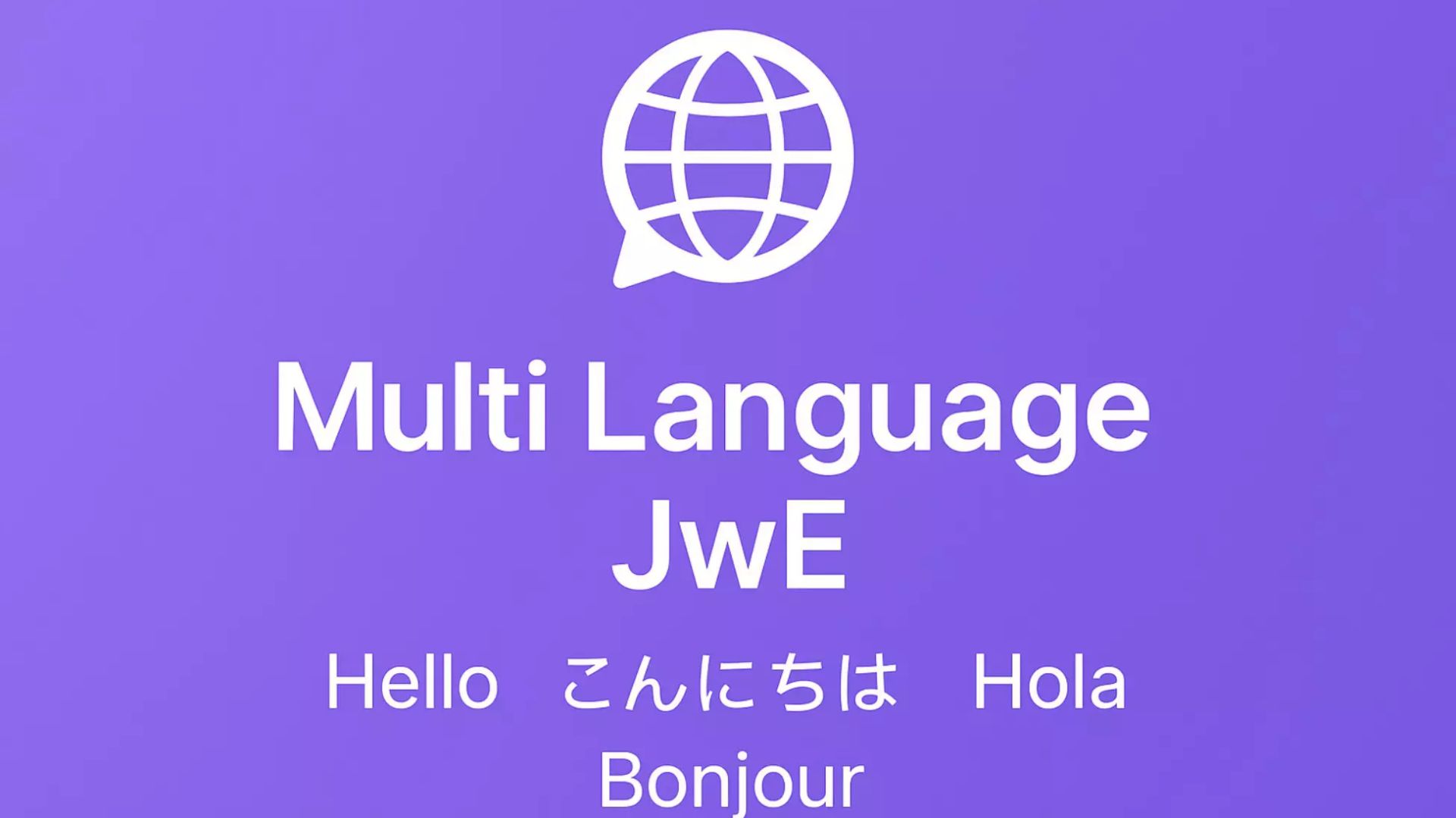 Asset Unity - Multi Language JwE (СМногоязычный JwE)