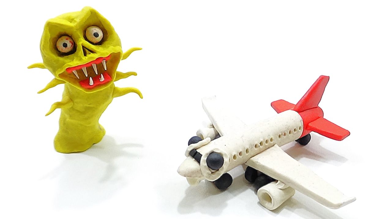 ЛЕПИМ КРАБ САМОЛЁТ