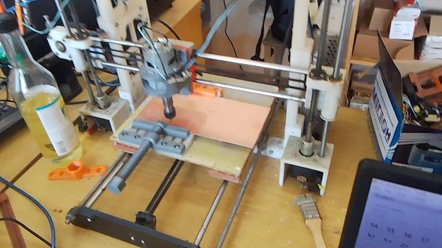 Подготовка платы драйвера шагового двигателя Ш2_65