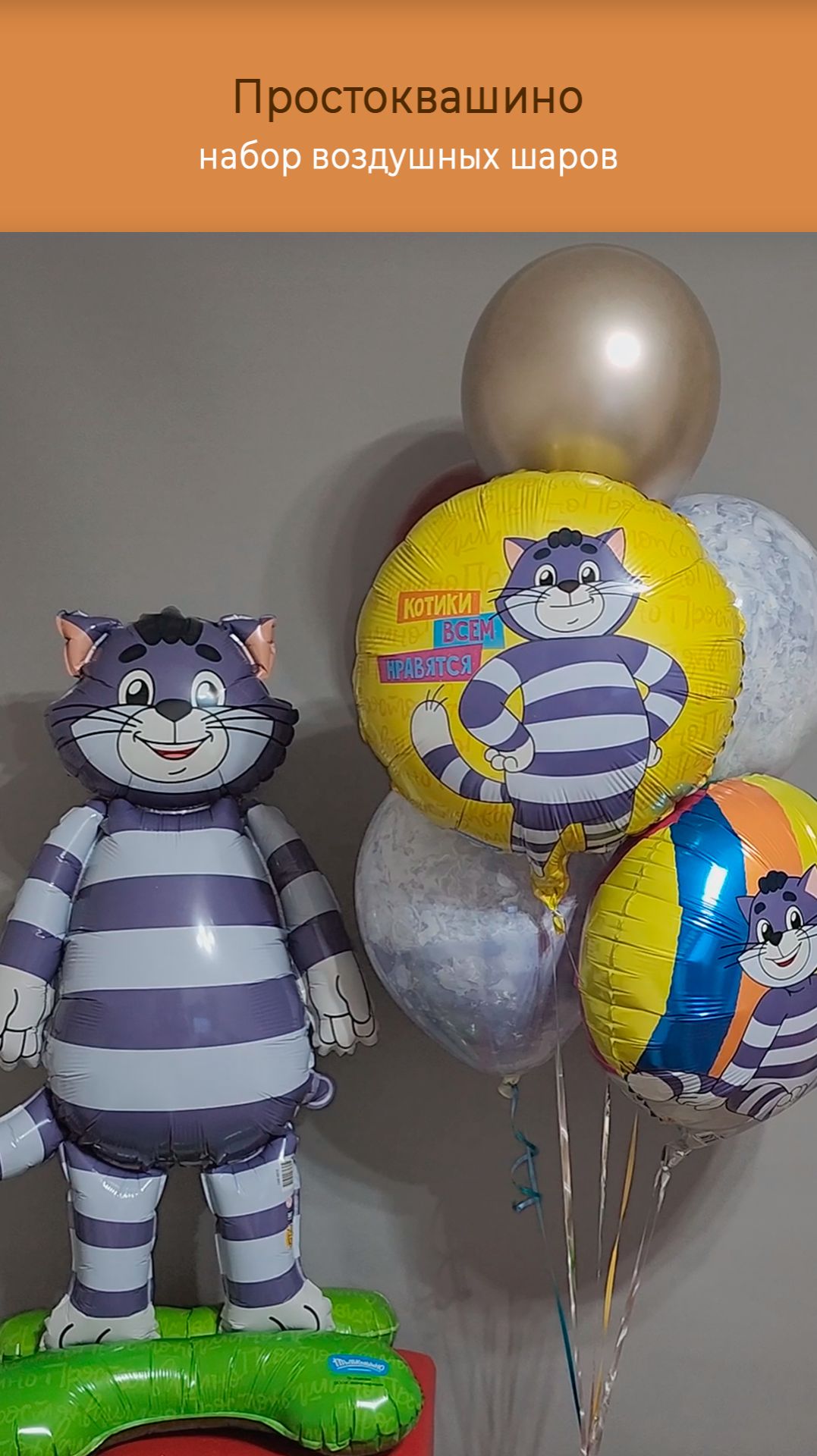 Студия НСК - набор из шаров Простоквашино