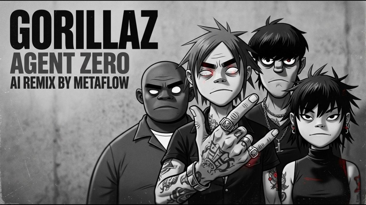 AGENT ZERO- GORILLAZ - Inspired Dark Trip-Hop AI Mix