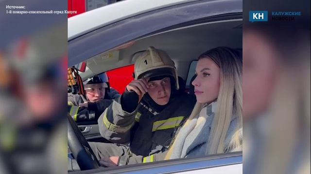 Калужские спасатели напомнили водителям о правилах через клип