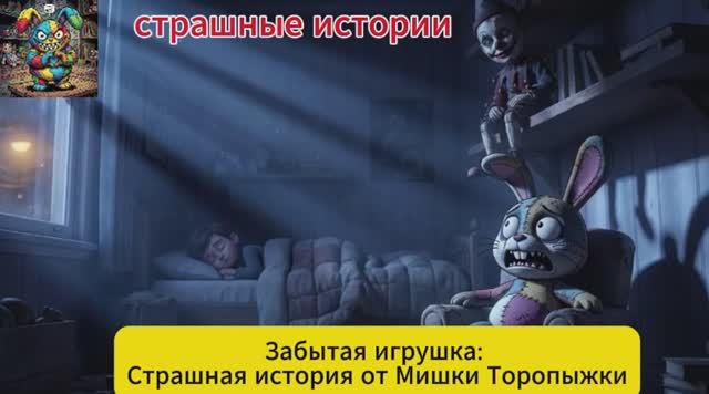 страшные истории. Забытая игрушка Страшная история от Мишки Торопыжки