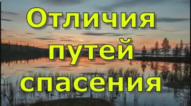 Отличия путей спасения.Наш путь спасения. Святитель Игнатий Брянчанинов.