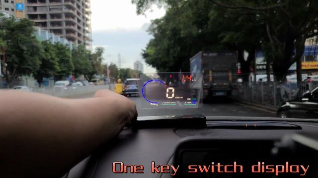 HUD STEMKID A8/ Проекция скорости на лобовое стекло / Дисплей OBDII